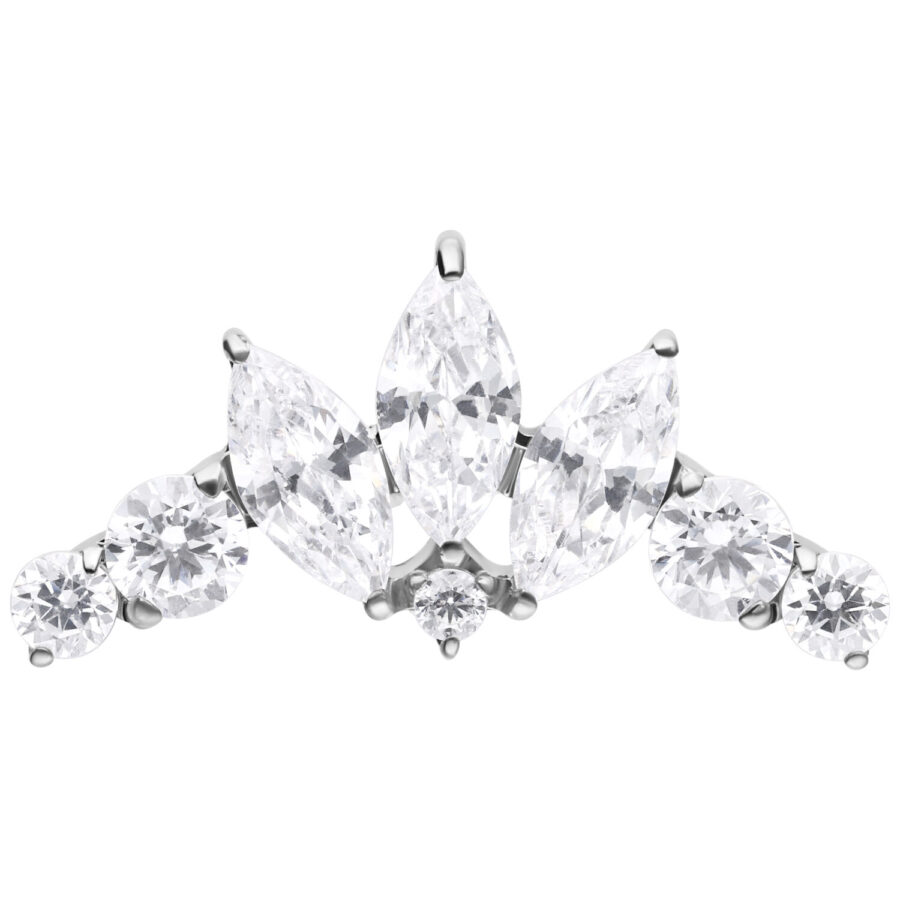 Push Fit Crystal Tiara Bow Attachment - Wildcat Deutschland